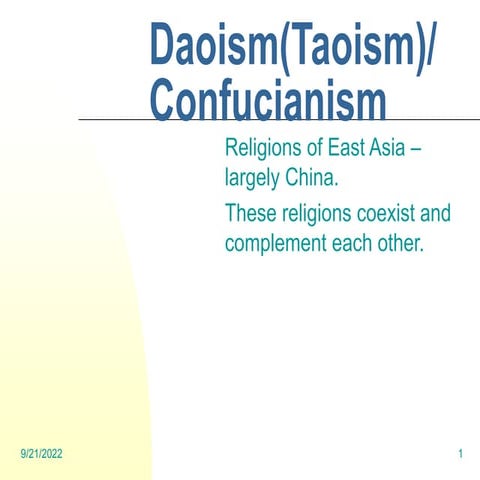 daoism(taoism).ppt | Spirituality | Religion & Spirituality