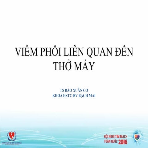 Dao xuan co viem phoi lien quan den tho may | PDF