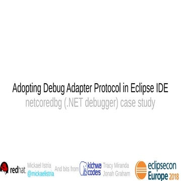 Adopting Debug Adapter Protocol In Eclipse Ide Netcoredbg Net