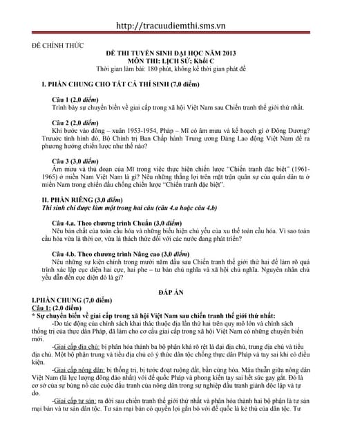 Dap an-de-thi-tot-nghiep-thpt-mon-ly-nam2013 | PDF