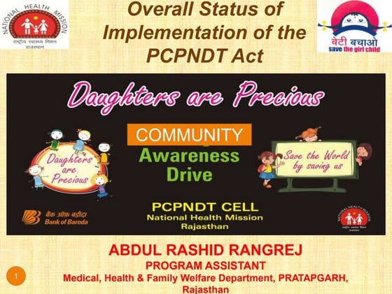 Pcpndt act by m b singh 5 8-2020 | PPT