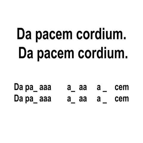 Da pacem cordium | PPS