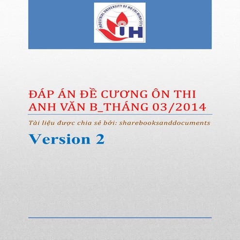 Dap an b | PDF