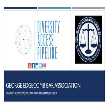 Diversity Access Pipeline (DAP) Presentation | PPT