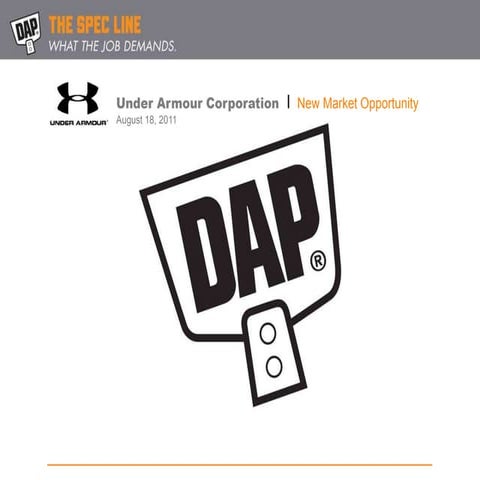 Dap / Under Armour Presentation | PPT