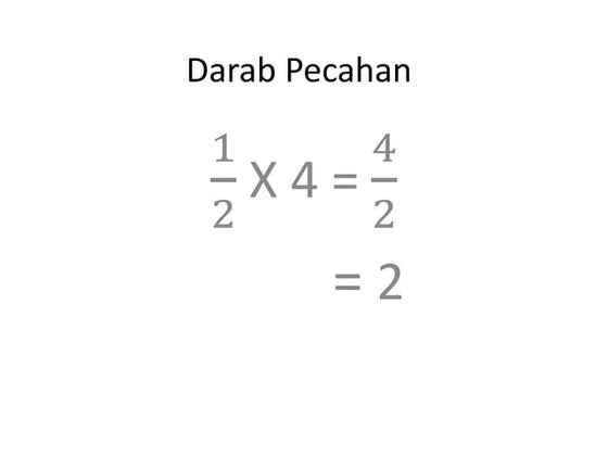 Contoh Proses Bahagi Pecahan | PPT