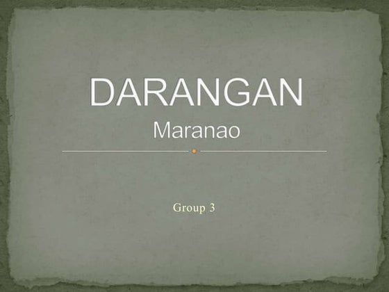 TULALANG: Epiko ng mga Manobo | PPT