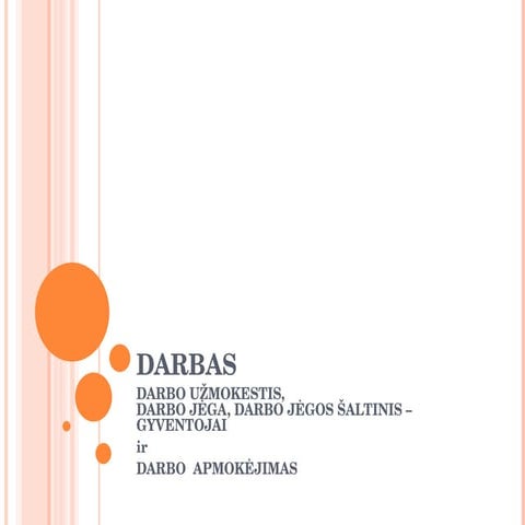 Darbas | PPT