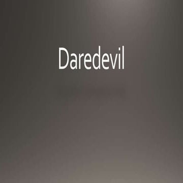 Daredevil | PPTX