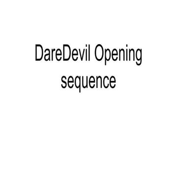 Dare devil | PPTX