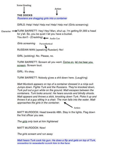 Donnie darko script annotation | DOCX | Screenwriting | Content Production