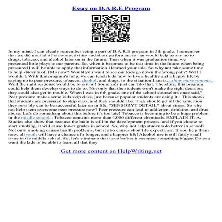 Dare Essay Examples | PDF