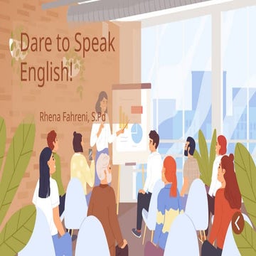A Presentation to show you how to start speaking! | PPT
