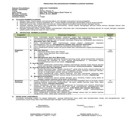 rencana pembelajaran harian MINGGU 1.docx