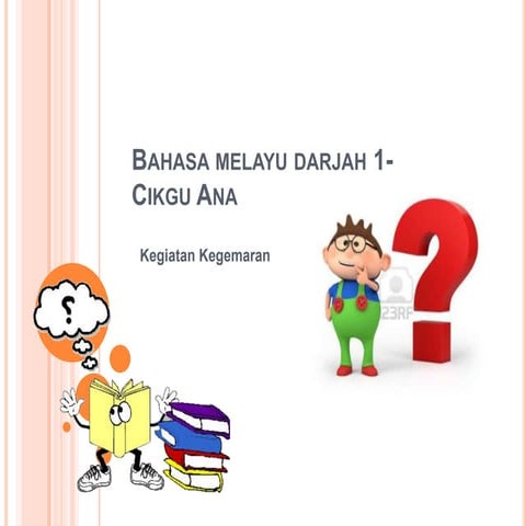 Teknik Penyoalan dan Bina Ayat_Darjah 1 | PPTX