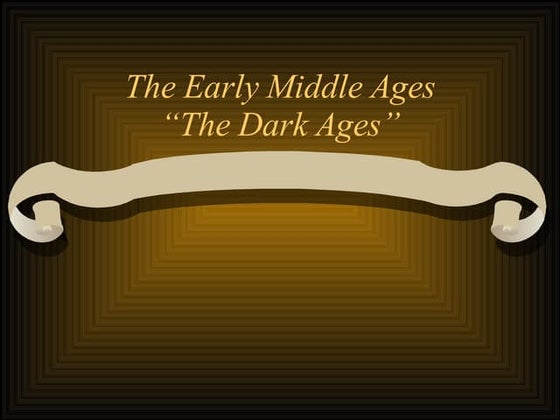 The Middle Ages introduction and overview | PPTX