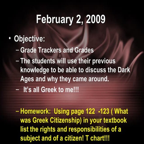 The Greek Dark Ages | PPTX