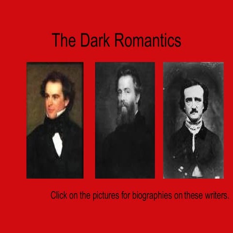 Dark Romanticism And Poe | PPT