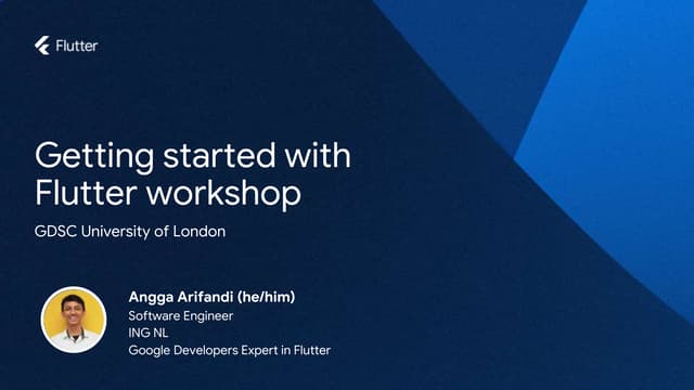 Gdsc Uol Flutter Workshop Ft Angga Arifandi Ppt