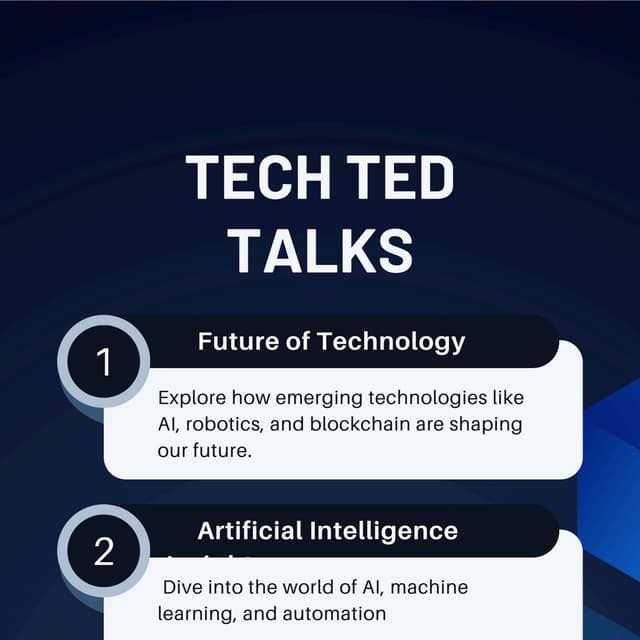 Tech ted Talks – Simplifying Technology. | PDF