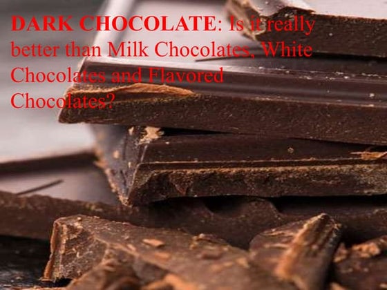 Chocolate presentation | PPT