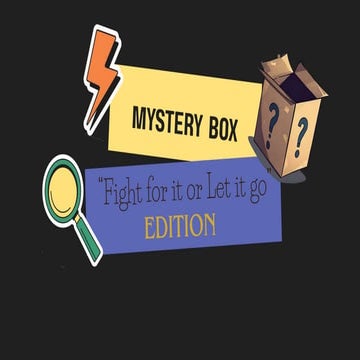 Mystery Box Presentation | PPT