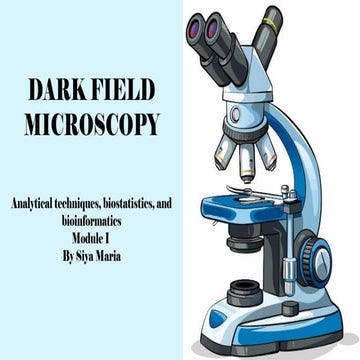 darkfield microscopy - a technique of light microscopy | PPTX