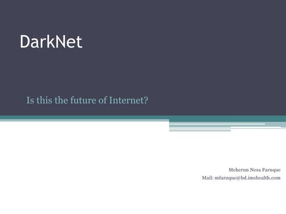 Darknet (ec) | PPT
