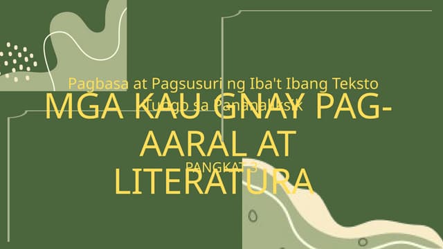 ARALIN 1- PAGSULAT NG KAUGNAY NA LITERATURA AT PAG AARAL.pptx ...