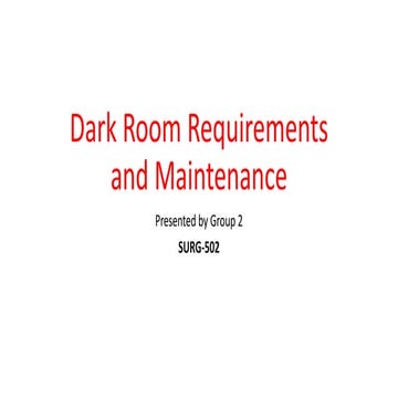 Darkroom layout 1 | PPTX