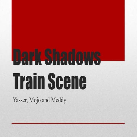Dark shadows | PPTX