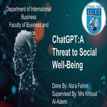 The Negative Implication And The Dark Side Of Chatgpt Ppt