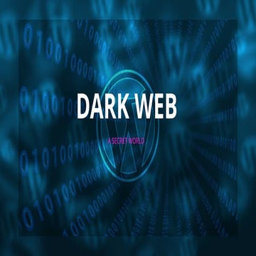 Dark Web PPT.pptx for educational purpose | PPT
