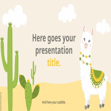 Darla the Llama · SlidesMania.pptxbymhon | PPTX