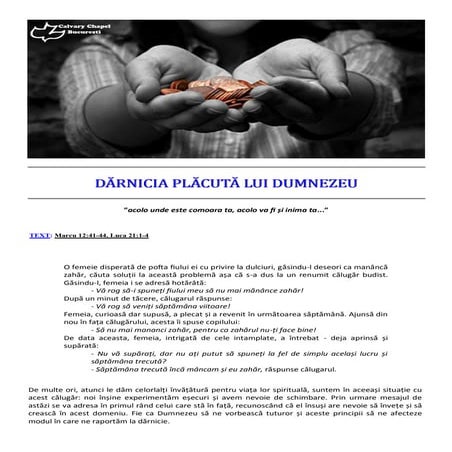 Darnicia placuta lui dumnezeu | PDF