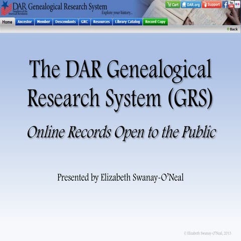 DAR Online Resources for the Public | PPTX