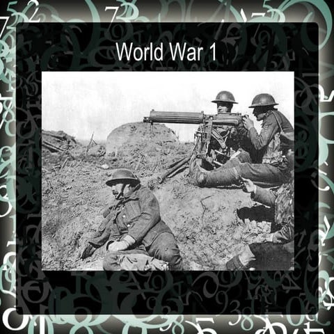 Darraghs ww1 presentation | ODP