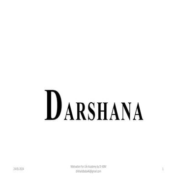 DARSHANA: A Indian Philosophy Metaphysics | PPTX