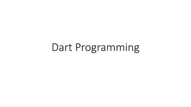 Dart Programmingpptx