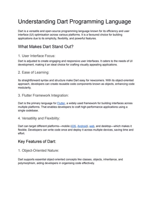 Dart Programming Language Singsys Blog Pdf Programming Languages 3717