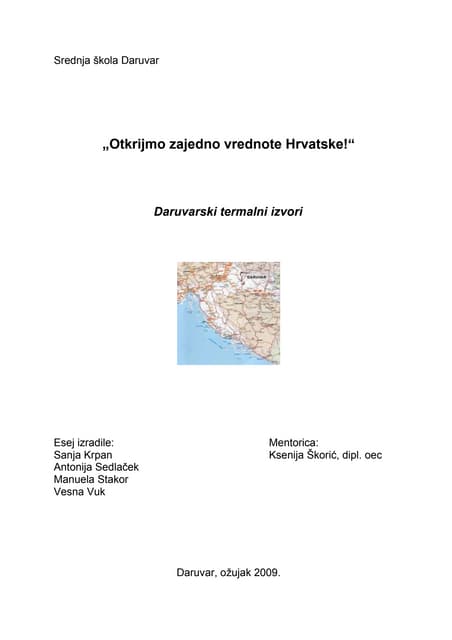 Prezentacija Za Dan Grada | PPT