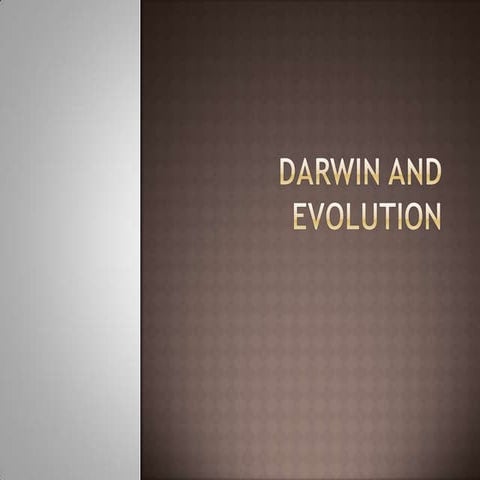 Darwin and evolution_part_1 (1) | PPTX | Genetics | Science