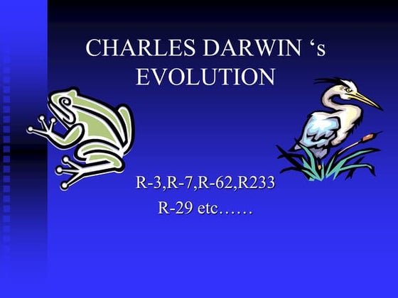 Theories of evolution | PPT | Biological Sciences | Science