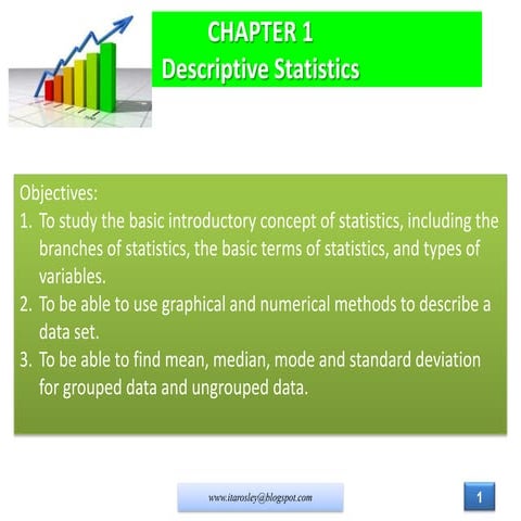 Das20502 chapter 1 descriptive statistics | PPTX