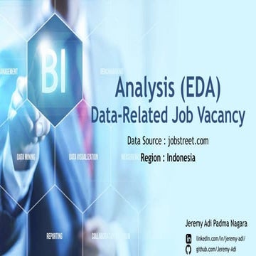 Exploratory Data Analysis and Salary Prediction of Data-Related Job | PPT