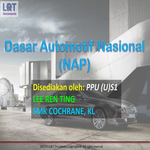Dasar Automotif Nasional Nap Ppt 