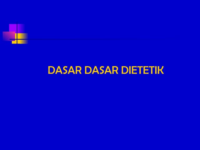 Diet rendah sisa dan diet tinggi serat | PPTX