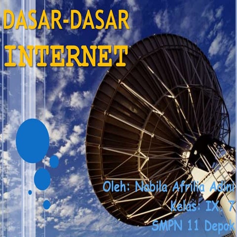Dasar dasar internet | PPTX