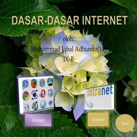 Dasar dasar internet | PPTX