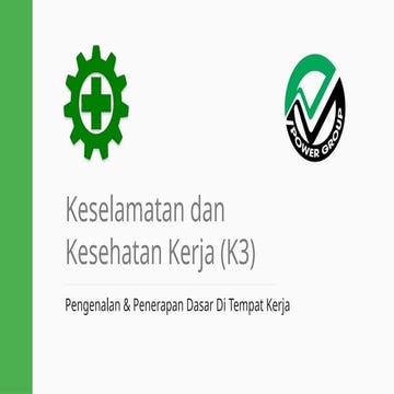 Dasar-Dasar Keselamatan dan Kesehatan Kerja (K3).pptx